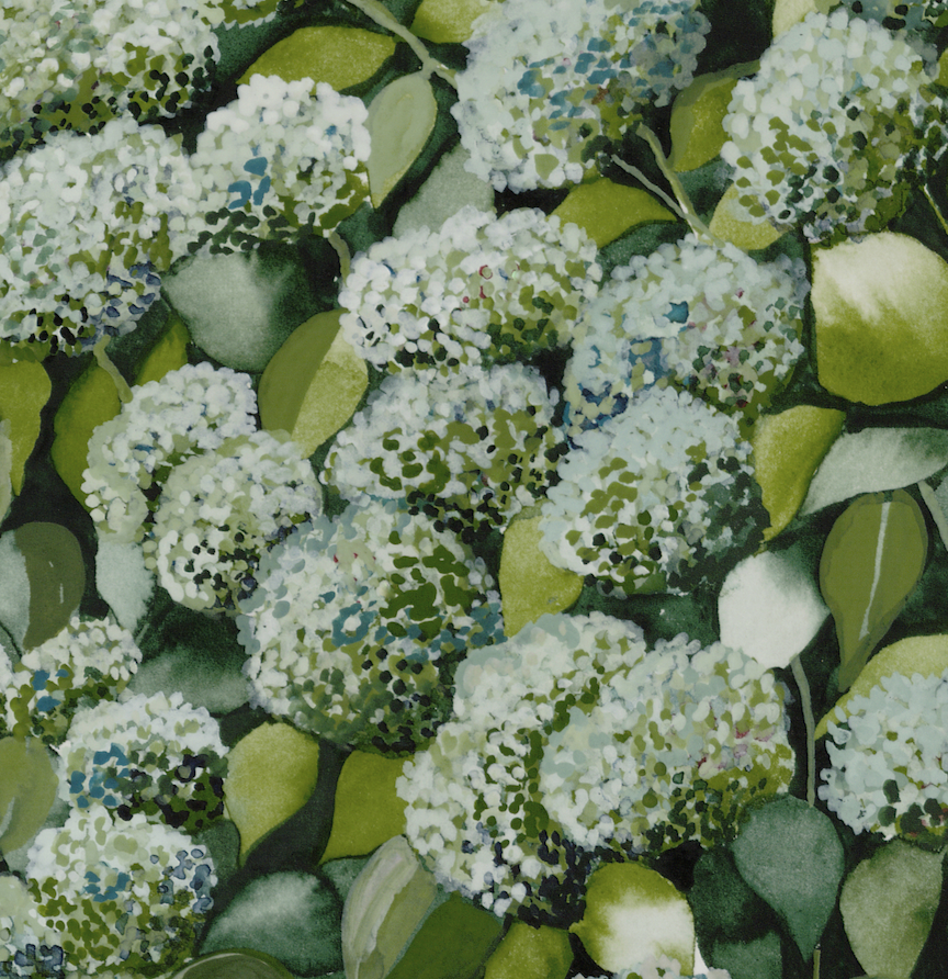 Sage Hydrangea Square – Leden Design