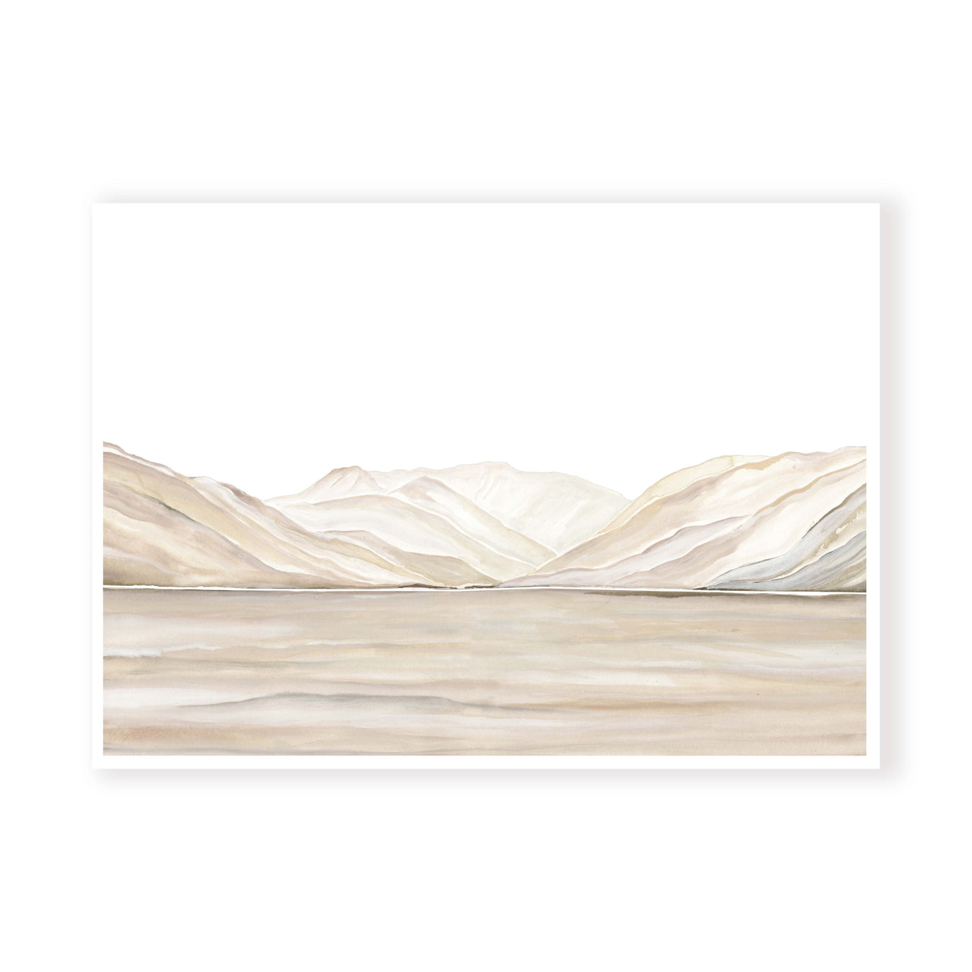 Beige Mountain Landscape – Leden Design